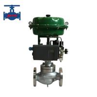 China Pneumatic Control Valve with Multi Spring Actuator and Top Guide Structure for S-shaped Fluid Channel for sale