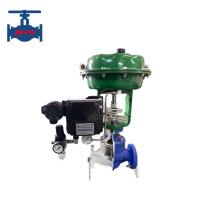 China Pneumatic Diaphragm Control Valve High Regulation Accuracy 1.0% Dead Zone 18 Month Warranty for sale
