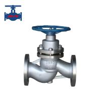 China Cast Steel Flanged Plunger Valve J41T-16 for High Temperature Fluid Control up to 100°C and 1.6MPa Pressure for sale