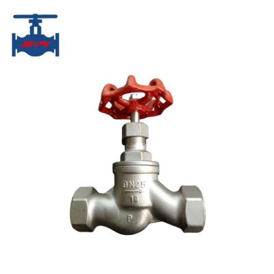 China CF8 CF8M Screw Type Globe Valve 15-100mm DN 1.6MPa PN for Nitric Acid Corrosive Media for sale