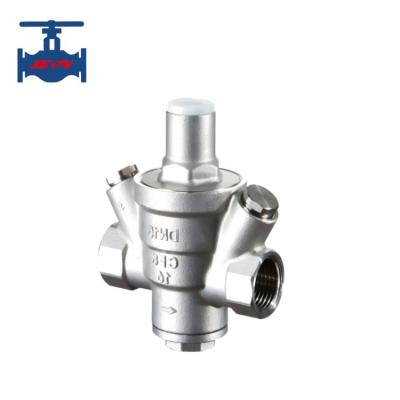 China 304 Stainless Steel Threaded Pressure Reducing Valve with 10:1 Decompression Ratio and 18-Month Warranty for sale