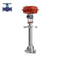 China CF8 CF8M Electric Pneumatic Cryogenic Control Valve DN20-DN200 -196°C to 300°C Temperature Range for sale