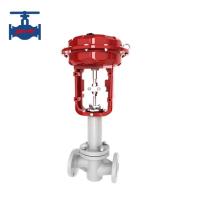China ASTM A216-WCB Fluorine Lined Pneumatic Control Valve 3/4