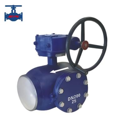 China Normal and High Temperature Welded Ball Valve with Strainer Two Way Flow for sale