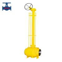 China Underground Double Released Welded Ball Valve DN15-500 PN1.6 for Steam Oil for sale