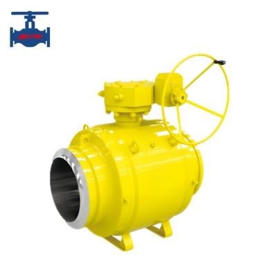 China Turbine Welded Ball Valve DN15-500 PN1.6 for Gas Water Oil Industrial Use for sale