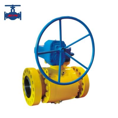 China Trunnion Mounted Ball Valve DN50-200 PN1.6 Flanged Connection High Temperature for sale