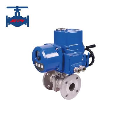 China Electric Flanged Ball Valve for Steam Oil Water DN50-200 PN1.6 150C for sale