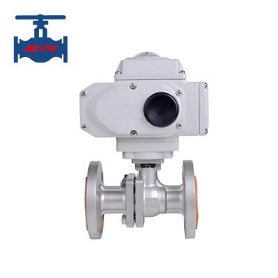 China Electric Flanged Ball Valve DN50-200 PN16 1.6MPa for Industrial Fluid Control for sale