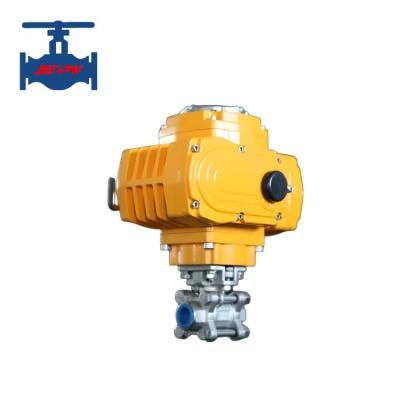 China General 3PC Type Electric Ball Valve with Internal Threads Normal and High Temperature for sale
