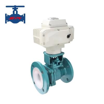 China Electric Flanged Ball Valve DN50-200 PN1.6 for Steam Oil Water for sale
