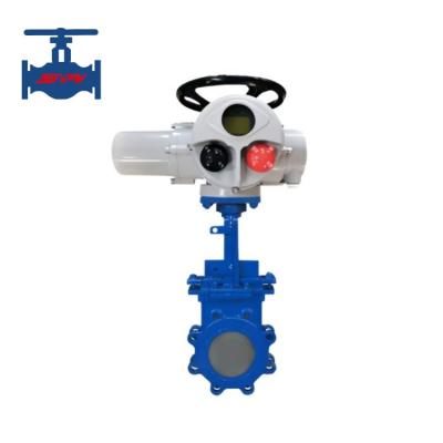 China Industrial Electric Wafer Gate Valve DN15-200 PN1.6 Manual Actuation Screw Connection for sale
