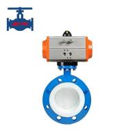 China Soft-sealed Pneumatic Butterfly Valve DN50-1200 PN0.6-4.0 for Superior Sealing Performance for sale