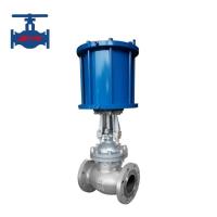 China Pneumatic Flange Gate Valve 1.0-1.6 MPa for Steam Oil and Slurry for sale