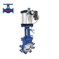 China Pneumatic Knife Gate Valve Medium Type for Steam Oil Industrial 1.0-1.6 MPa for sale