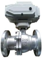 China Electric Flanged Stainless Steel Ball Valve DN50-200 PN1.6 Two Way Flow for sale