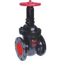 China Cast Iron Rising Stem Gate Valve DN40-500 PN16 with Brass Seal for Water and Oil for sale