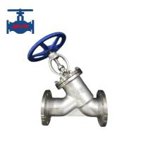 China Normal Temperature And High Temperature Y type globe valve with Two way flow design for sale