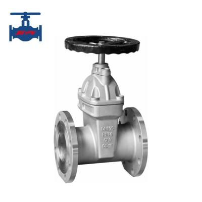 China CF8 Stainless Steel Flanged Gate Valve DN50-DN400 PN16 Soft Seal Non-Rising Stem for sale