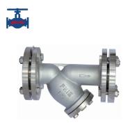 China GL41W Y-Type Filter with Sewage Outlet 15-500mm DN 1.0-2.5MPa for Water Steam Oil Pipeline Systems for sale