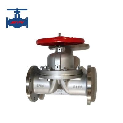 China Flanged Diaphragm Valve 15-200mm DN Size 1.6MPa Pressure for Water Steam Oil Applications for sale