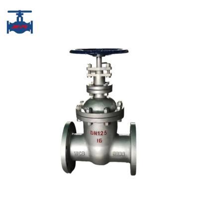 China Electric Actuated Stainless Steel Gate Valve DN50-300 PN16 Flanged Non Rising Stem for sale