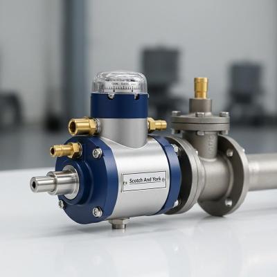 China BR Series Scotch Yoke Pneumatic Actuator 450-250000Nm IP66 Dual Guide for sale