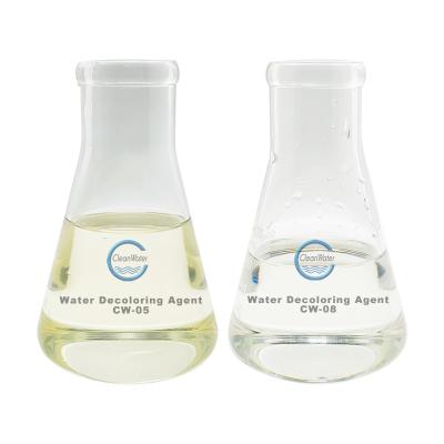 China Water Decoloring Agent CW-08 CW-05 50% Concentration Chemical Wastewater Treatment Decolorant for sale