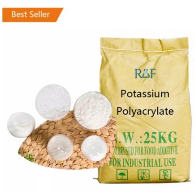 China Potassium Polyacrylate Soil Water Retention Agent 10-80 Mesh with 410 ml/g Water Absorption Capacity for sale