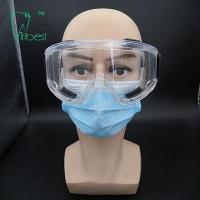 China Optically Clear Anti Fog Disposable Safety Goggles for sale