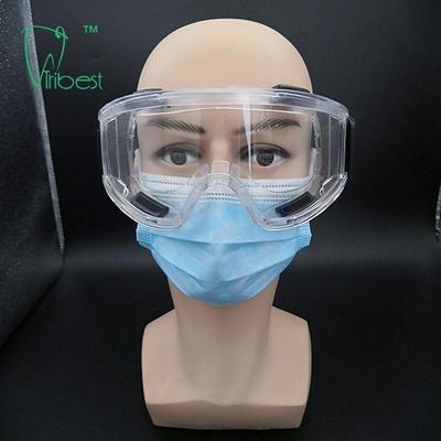 China Optically Clear Anti Fog Disposable Safety Goggles for sale