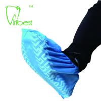 China Non Woven PP Dental Protective Wear , Non Slip Disposable Shoe Covers for sale