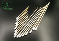 China 6 Inch Sterile Cotton Tipped Wood Applicators for sale
