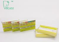 China Endodontic Dental Absorbent Paper Points 0.06 Taper With MM Mark for sale
