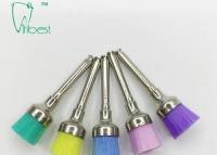 China Disposable Dental Polishing Kit , Nylon Colorful Bowl Dental Polishing Brush for sale