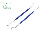 China Double Head Plastic Periodontal Probe Oral Examination Kit for sale