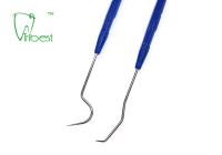 China Double Head Plastic Periodontal Probe Oral Examination Kit for sale