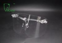 China Anti Fog Dental Protective Wear , Dental Disposable Eye Shields With Frame for sale