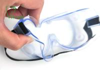 China Optically Clear Anti Fog Disposable Safety Goggles for sale