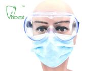 China Optically Clear Anti Fog Disposable Safety Goggles for sale