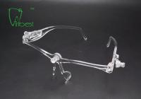 China Full Transparent Dental Protective Wear , Clear Face Shield Visor With Frame for sale