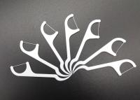 China Eco Friendly Plastic Dental Floss Toothpick , Disposable Dental Floss Picks for sale