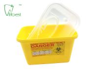 China FDA Medical Waste Plastic Disposable Sharps Container for sale