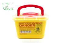China FDA Medical Waste Plastic Disposable Sharps Container for sale