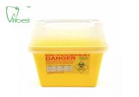 China FDA Medical Waste Plastic Disposable Sharps Container for sale