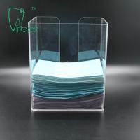 China Surgical Supplies Clear Acrylic Dental Bib Dispenser for sale