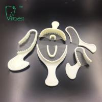 China White Dental Impression Tray , Disposable Edentulous Impression Trays for sale