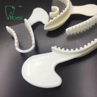 China White Dental Impression Tray , Disposable Edentulous Impression Trays for sale