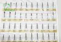 China Silver Dental Diamond Burs , Friction Grip Dental Burs For High Speed Handpiece for sale