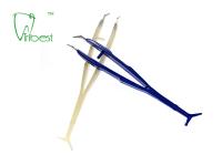 China Oral Examination Dental Tweezer ABS Handle Stainless Steel Head for sale
